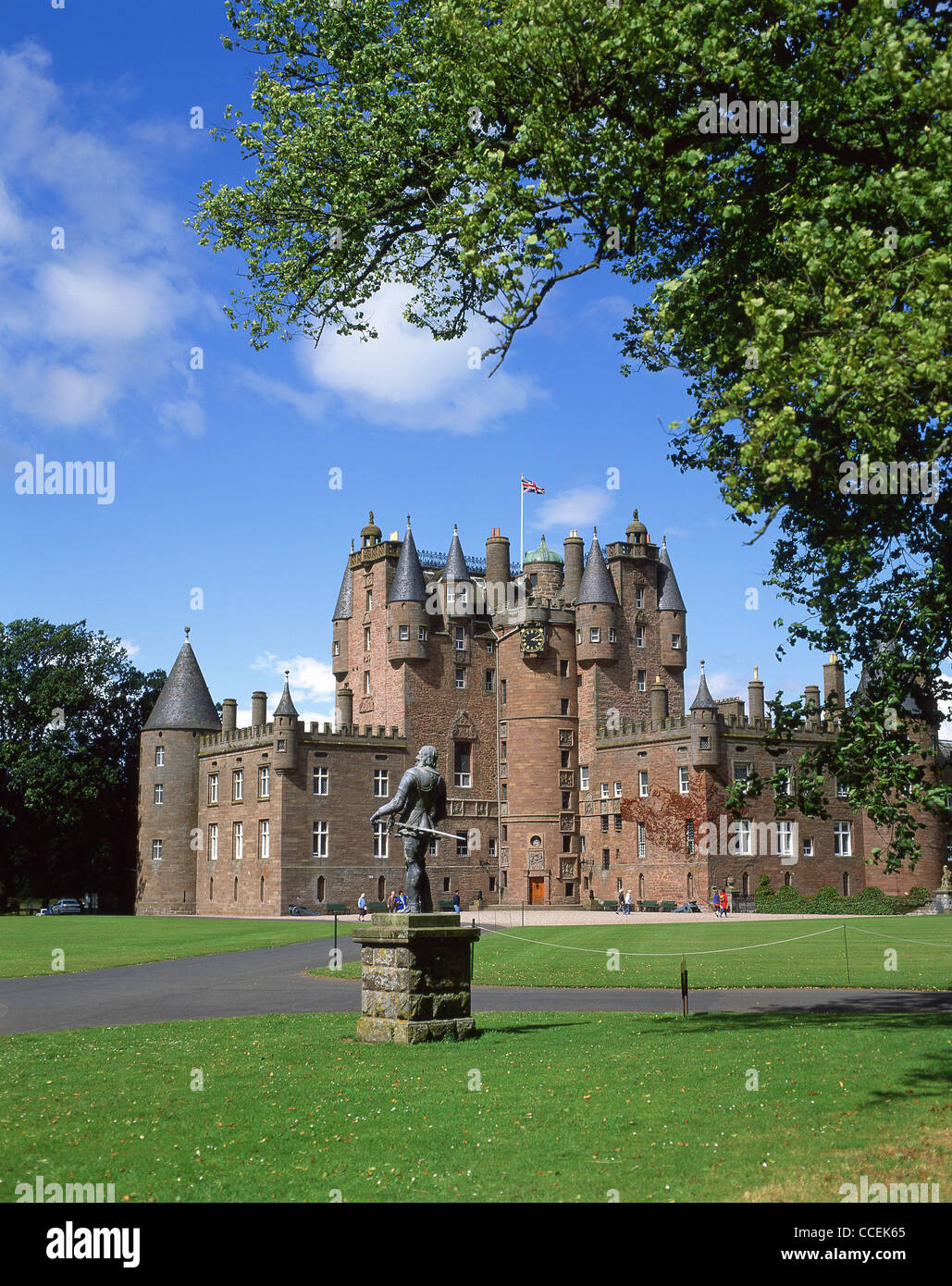 17th century Glamis Castle, Glamis, Angus, Scotland, United Kingdom ...