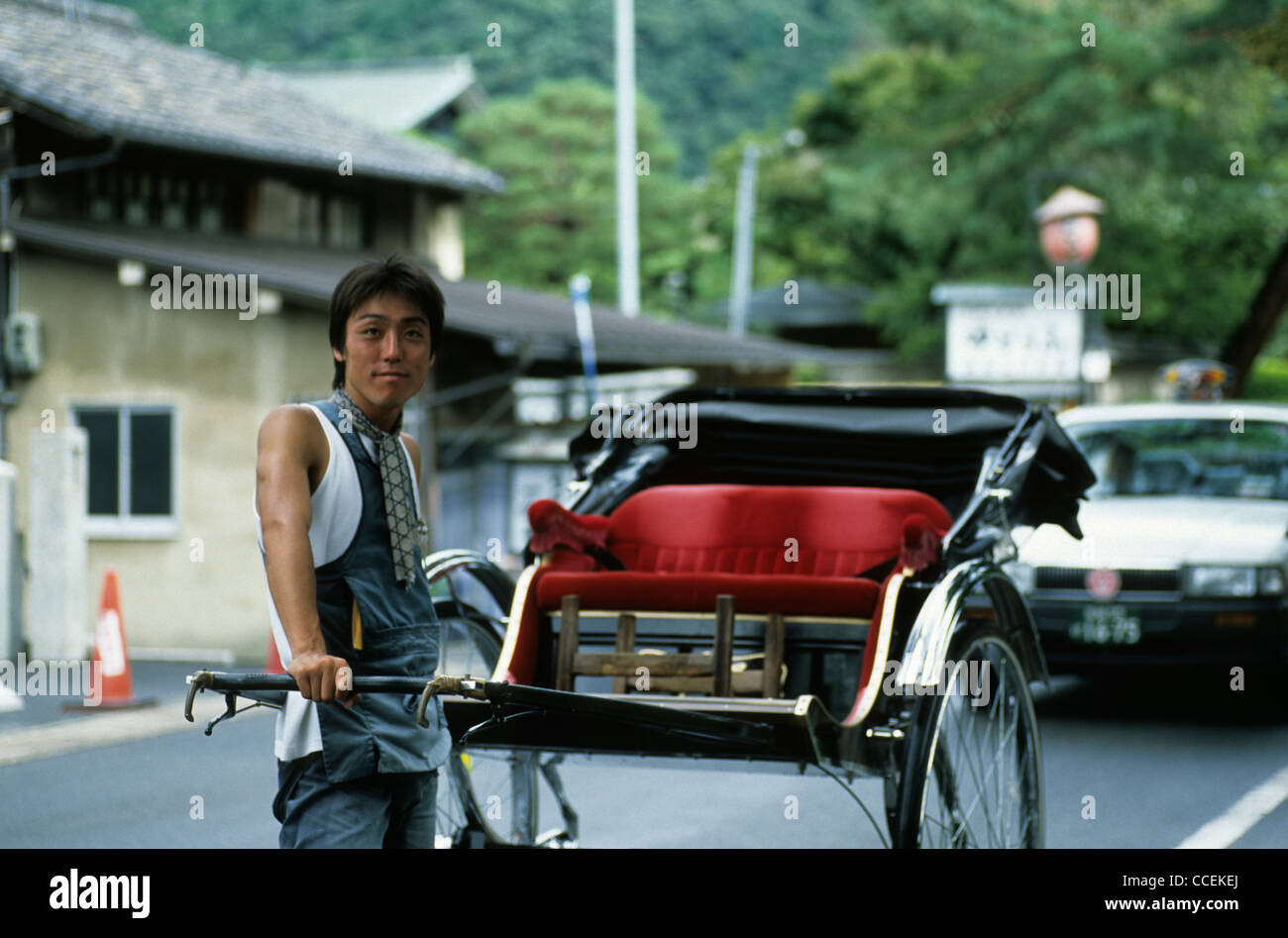 Rickshaw driver, Kyoto, Japan Stock Photo - Alamy