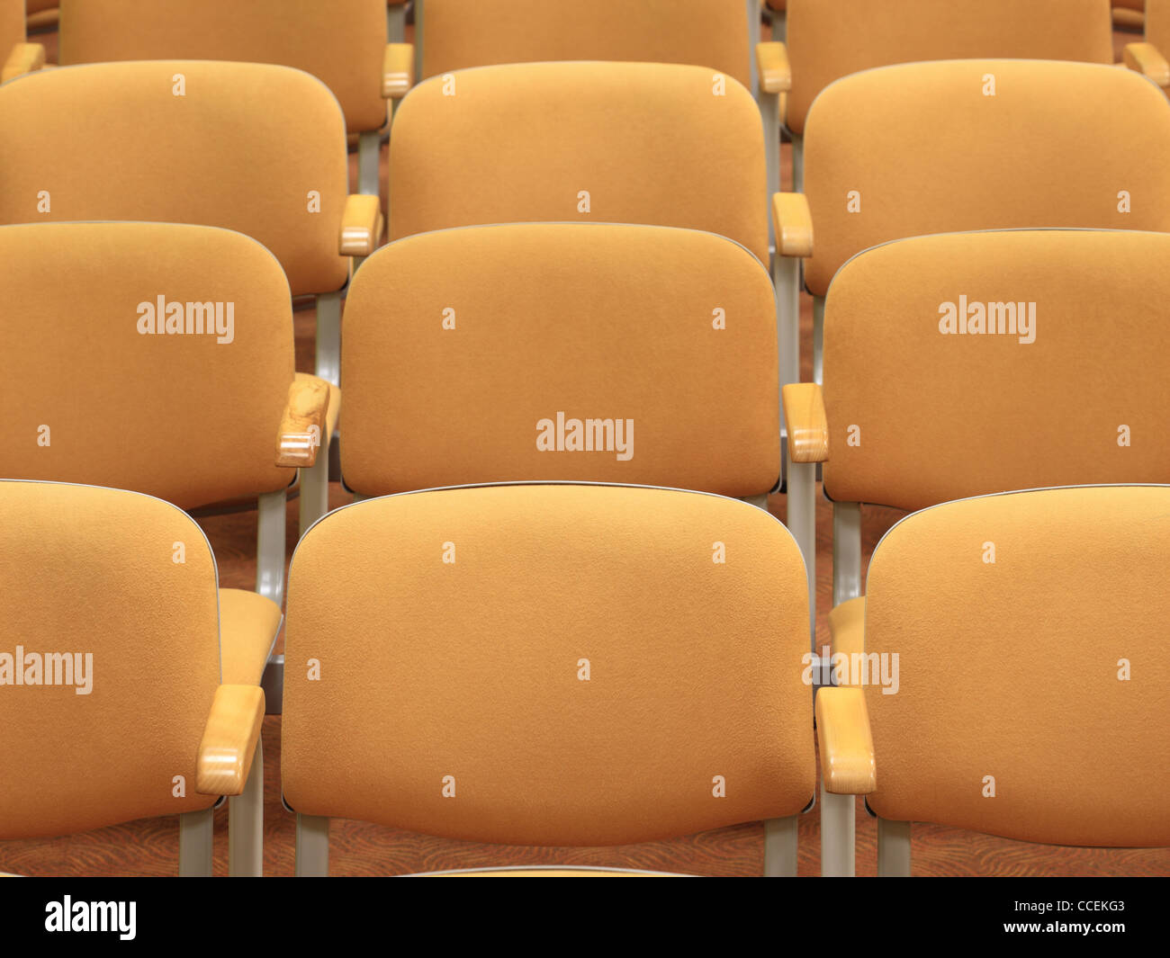conference - rows of empty seats texture Stock Photo - Alamy
