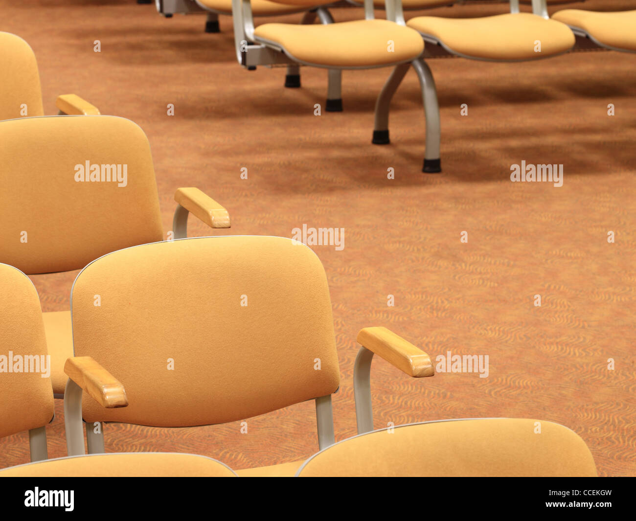 conference - rows of empty seats texture Stock Photo - Alamy