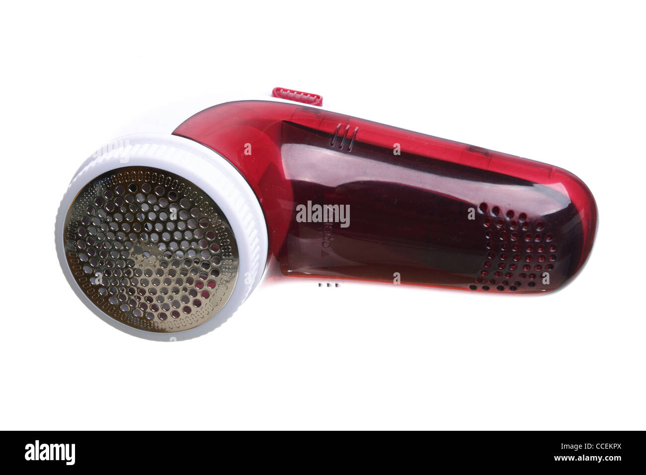 Red Lint Remover isolated on white background Stock Photo - Alamy