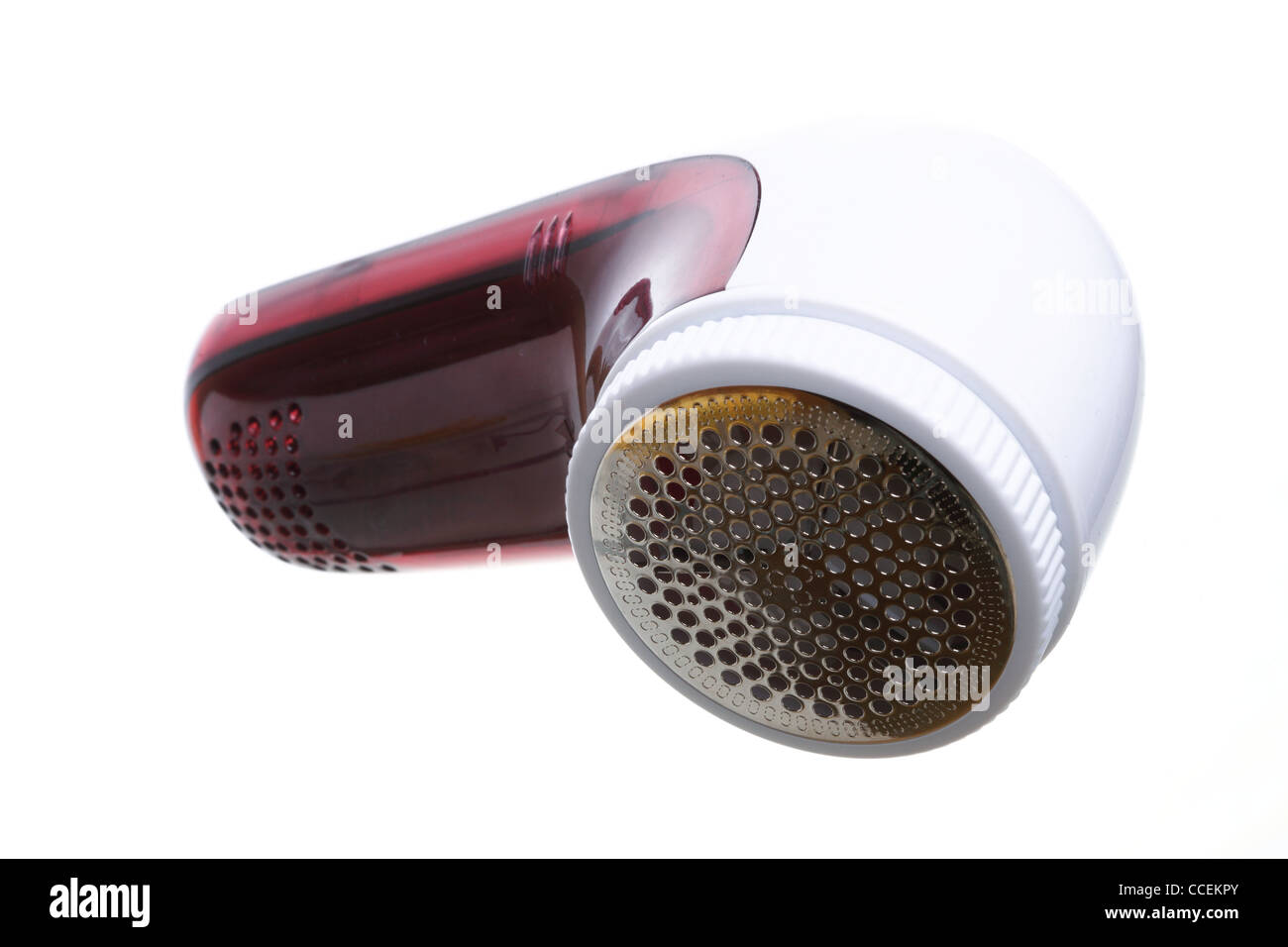 Red Lint Remover isolated on white background Stock Photo - Alamy