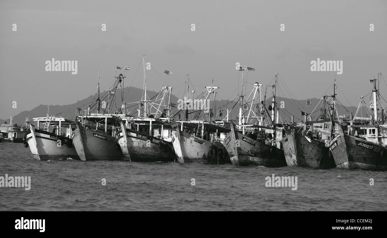 Malaysia sabah fishing boat in hi-res stock photography and images - Alamy