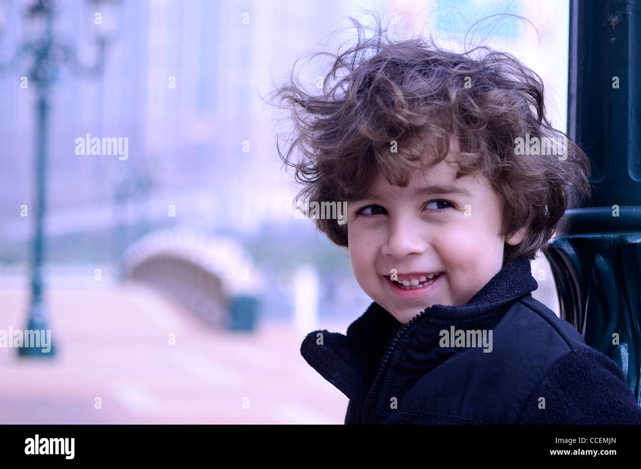 Curly Haired Cutey Stock Photo - Alamy Curly Haired Cutey Stock Photo - Alamy