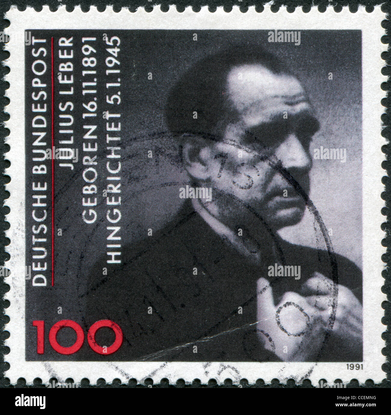 A stamp printed in the Germany, dedicated to the 100th anniversary of ...