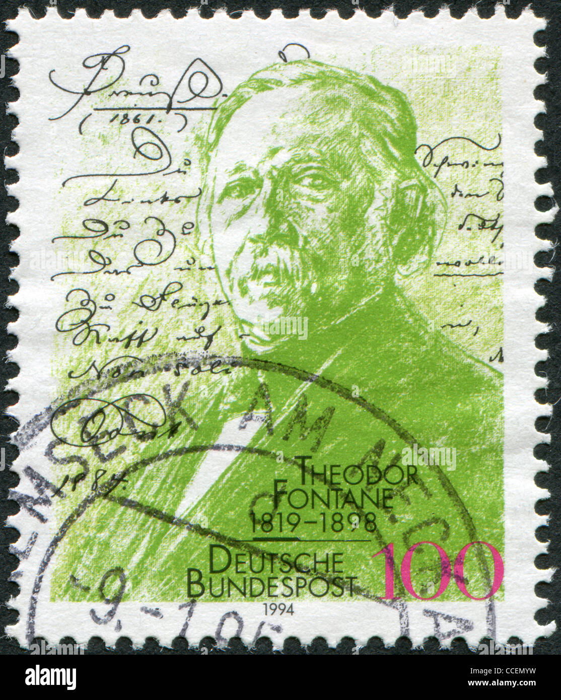 Dedicated to the 75th anniversary of the birth Theodore Fontane ...