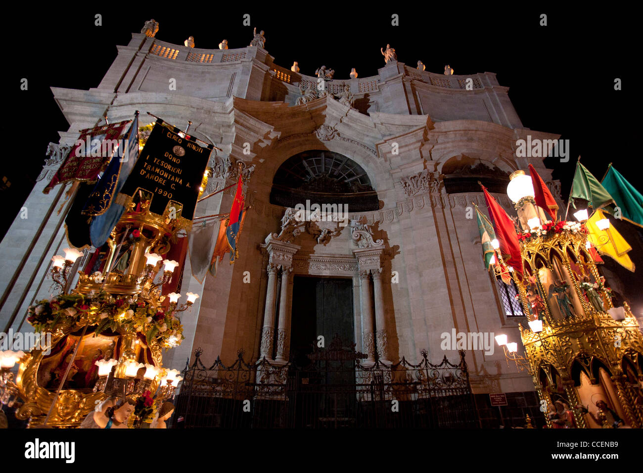 Sant Agata, Candelore, religious feast, Catania, Sicily, Italy, Europe ...