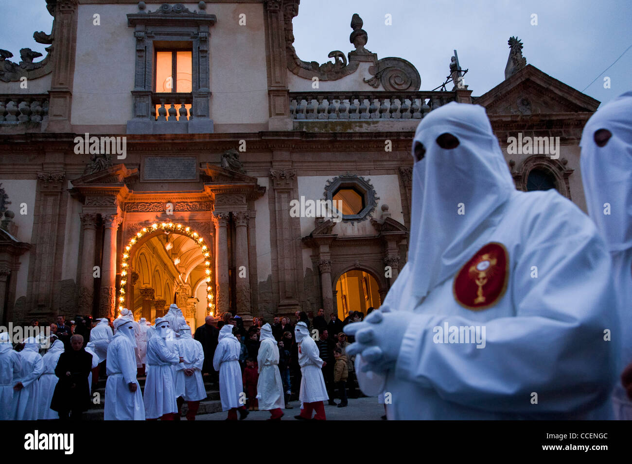 Leonforte, Holy friday procession, Sicily, Italy, Europe Stock Photo ...