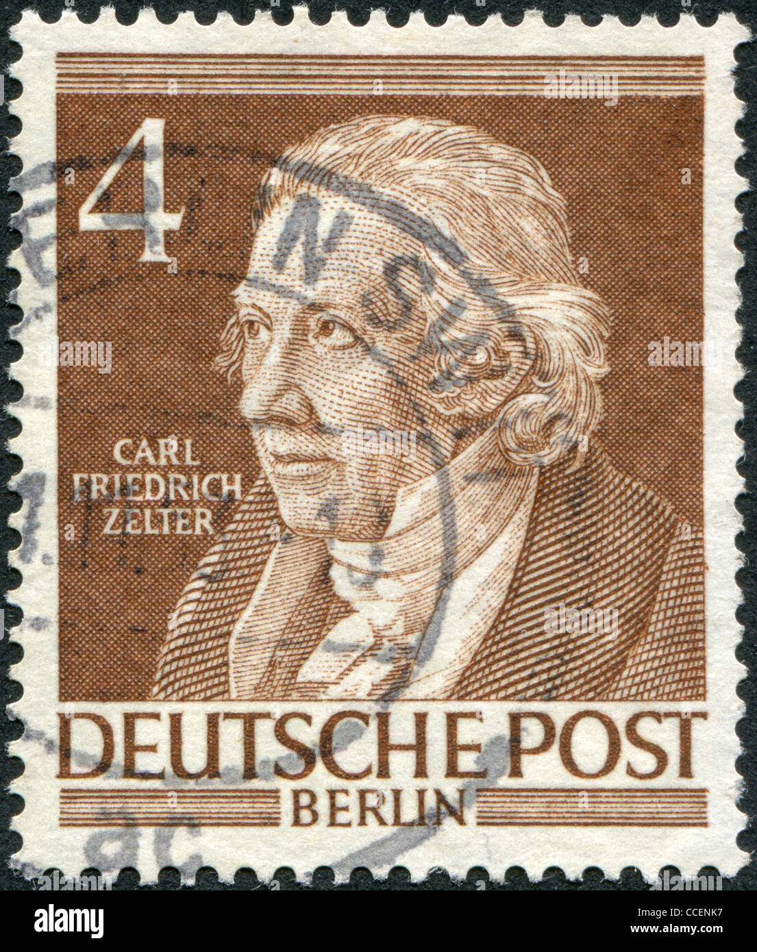 GERMANY - CIRCA 1952: A stamp printed in Germany (West Berlin), shows ...