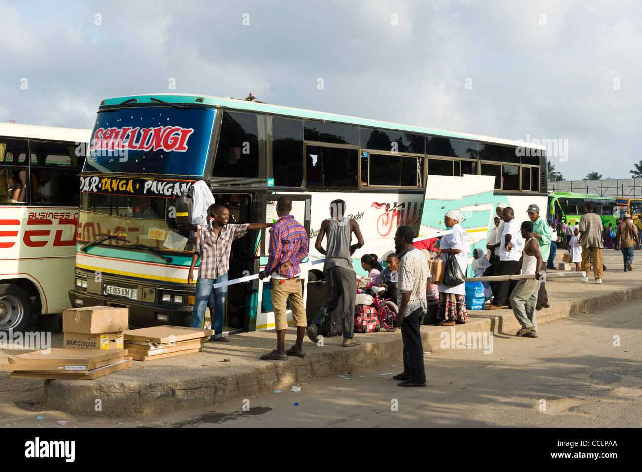 Ubungo bus terminal in Dar es Salaam Tanzania Stock Photo - Alamy