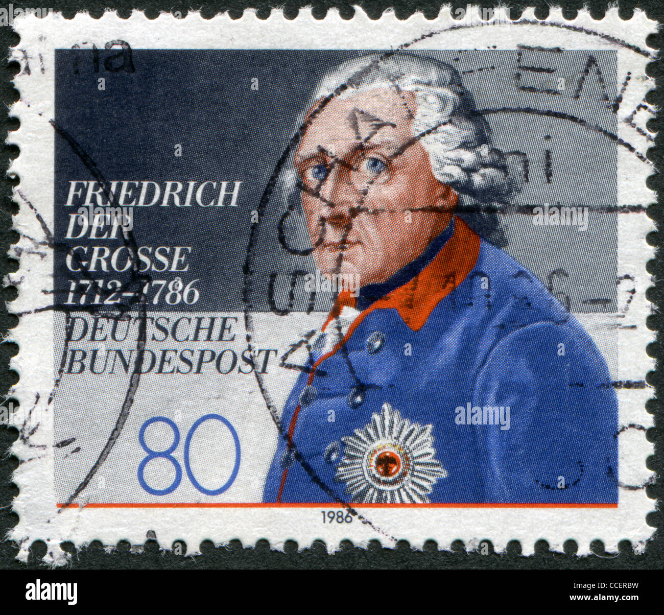 GERMANY - CIRCA 1986: A stamp printed in Germany, shows a picture of ...