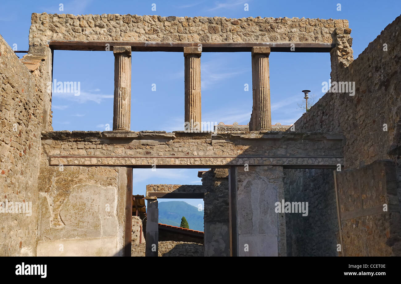 Archaeological site of Pompeii Stock Photo - Alamy