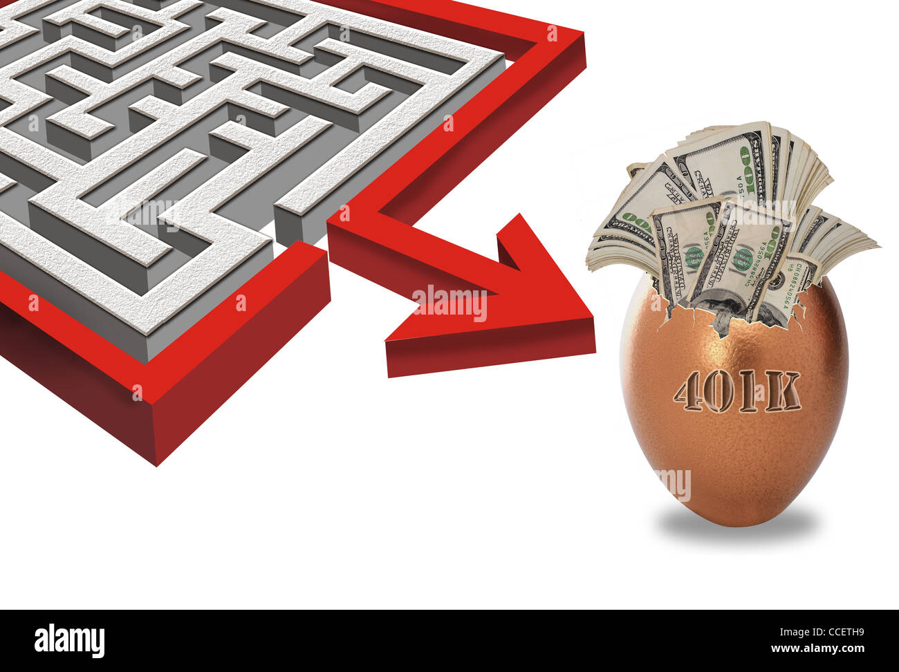 Money maze hi-res stock photography and images - Alamy