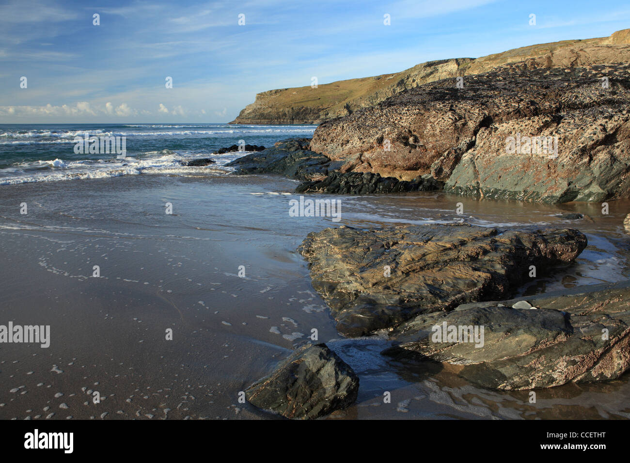 Penhallic point cornwall coast hi-res stock photography and images - Alamy