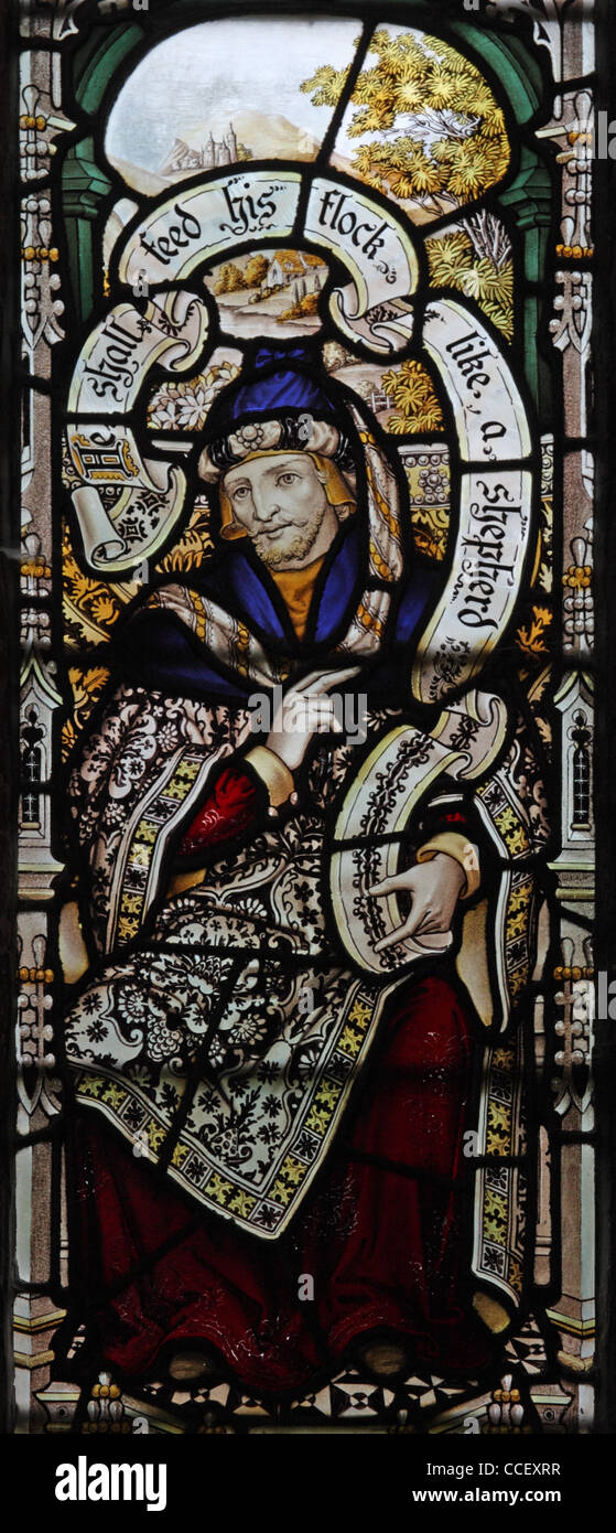 Prophet isaiah stained glass hi-res stock photography and images - Alamy