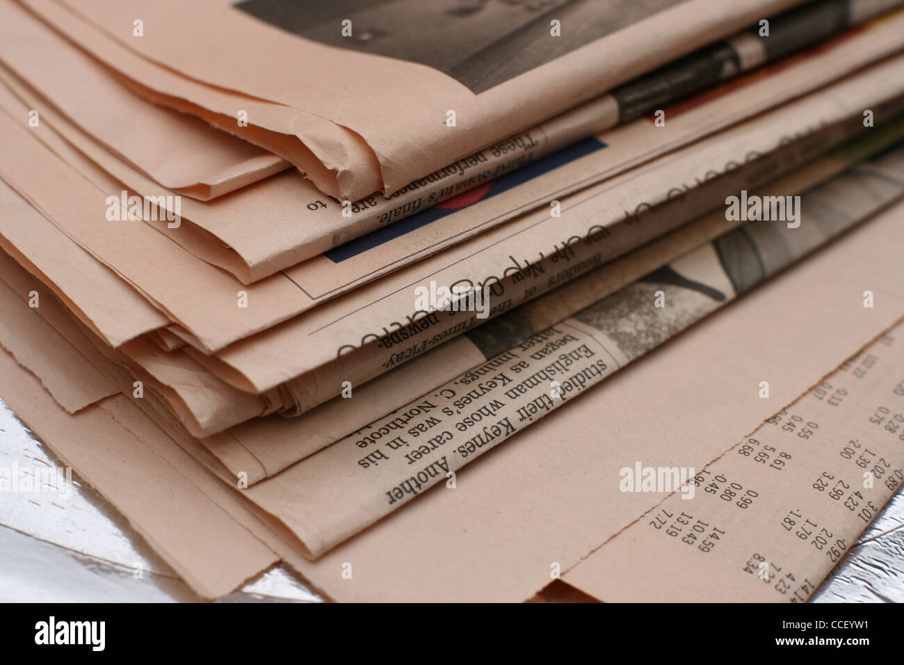 Newspaper Sections High Resolution Stock Photography and Images - Alamy
