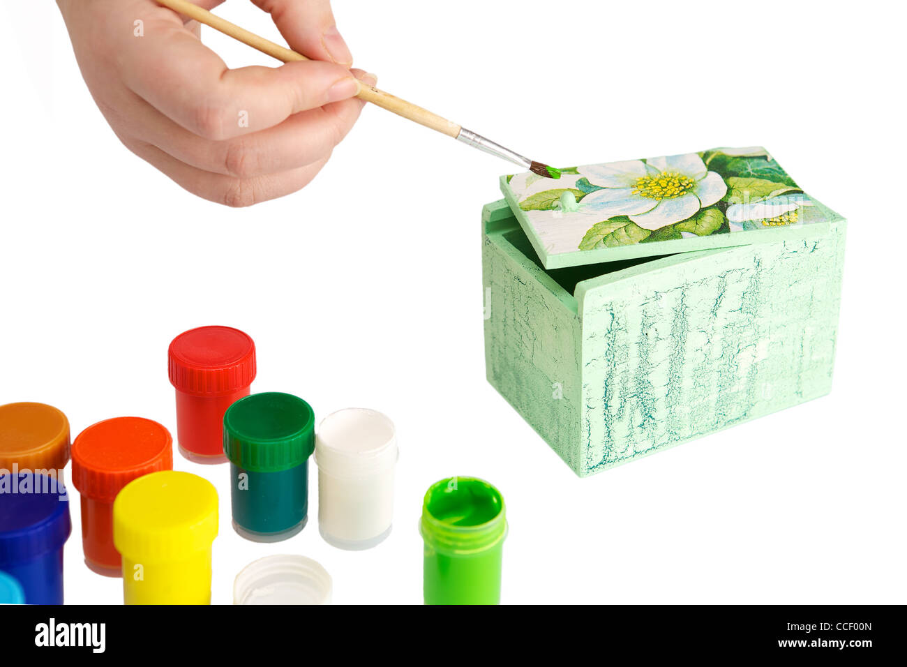 Box of paint hi-res stock photography and images - Alamy