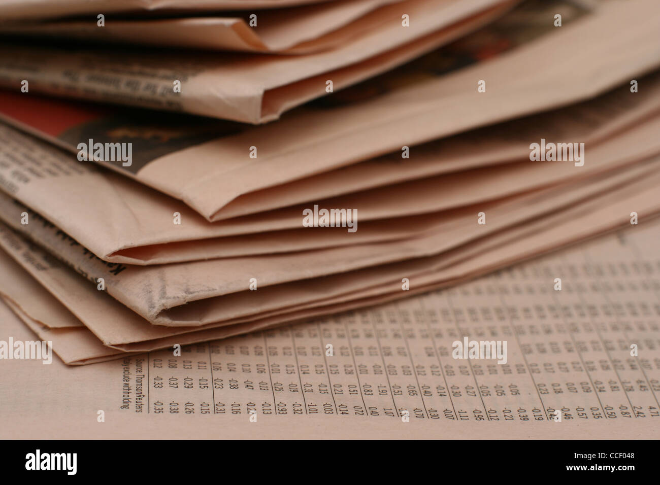 Newspaper sections hi-res stock photography and images - Alamy