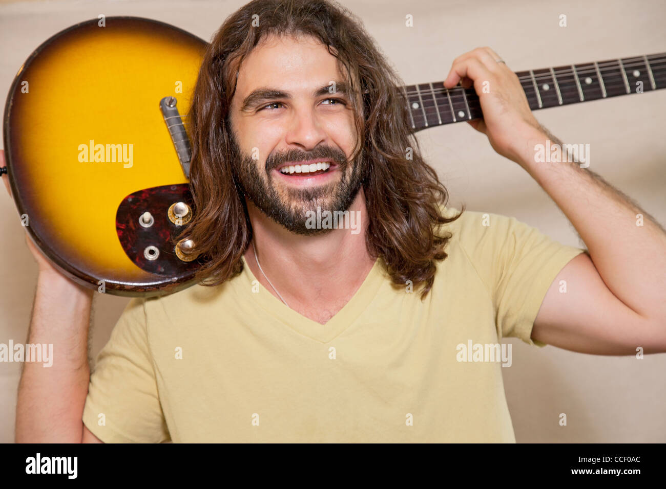 Back of guitar hi-res stock photography and images - Alamy