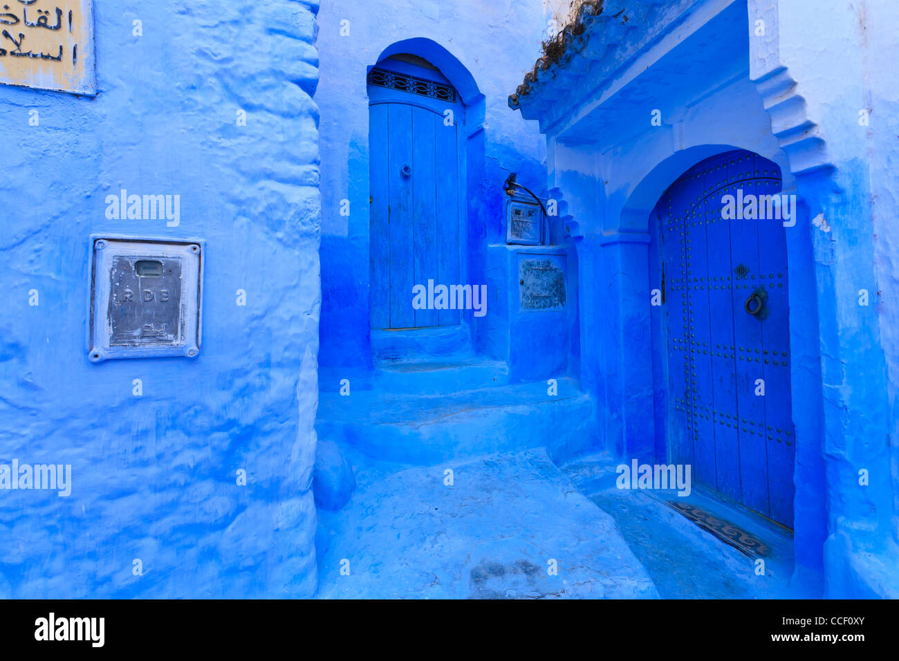 Morocco, Rif Mountains, Chefchaouen, Medina Stock Photo - Alamy