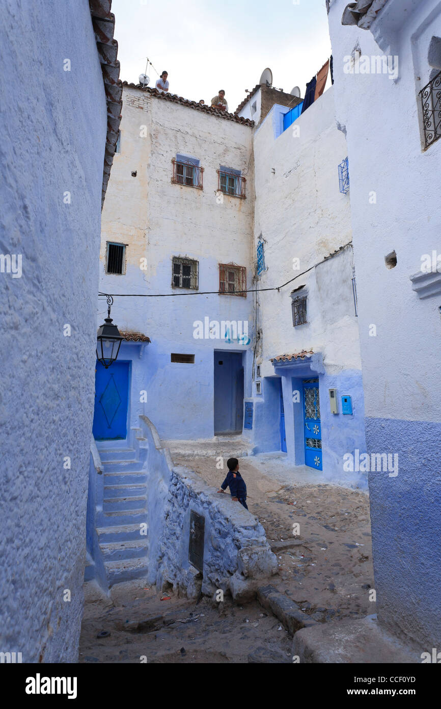 Morocco, Rif Mountains, Chefchaouen, Medina Stock Photo - Alamy