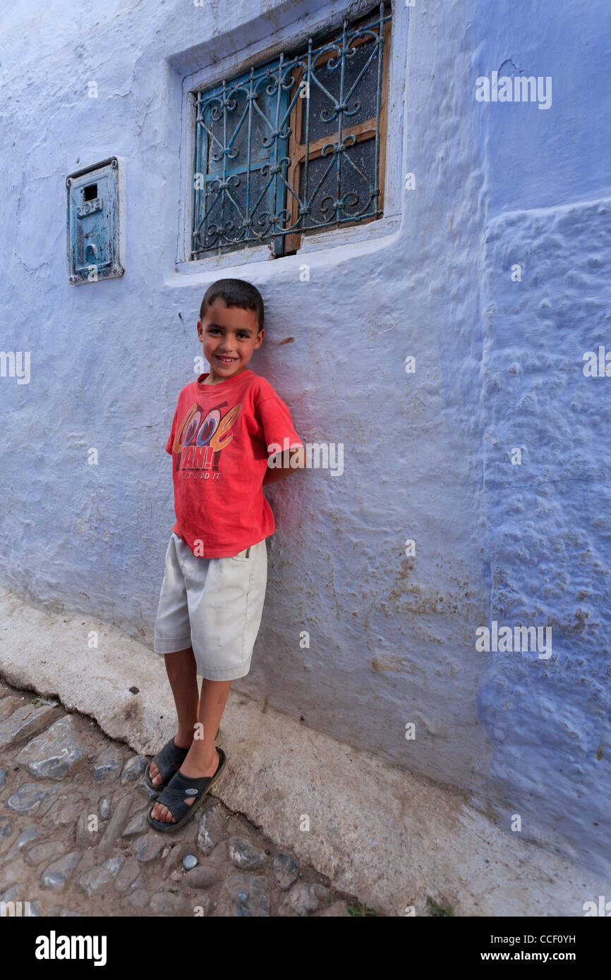 Morocco, Rif Mountains, Chefchaouen, Medina Stock Photo - Alamy