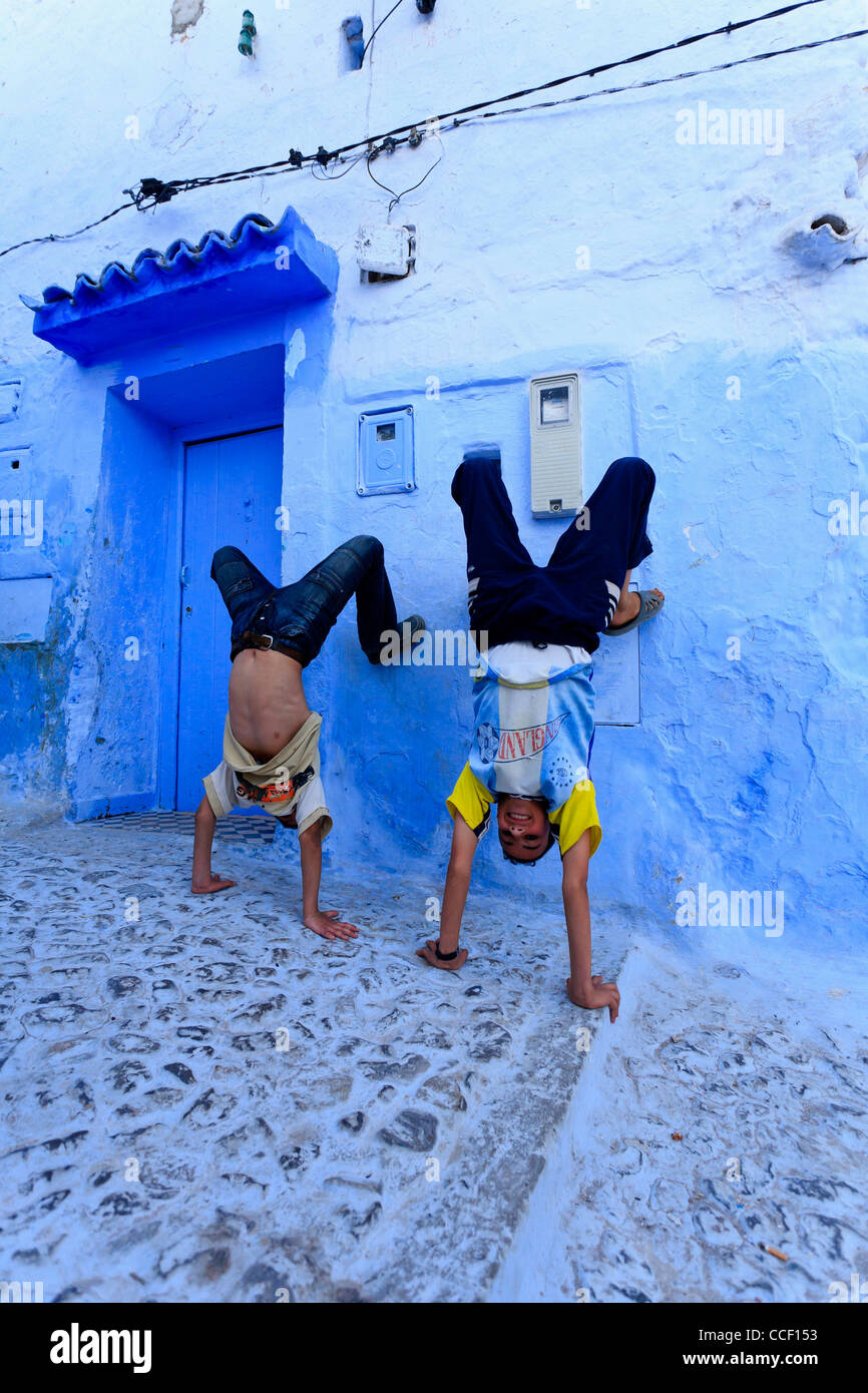 Morocco, Rif Mountains, Chefchaouen, Medina Stock Photo - Alamy