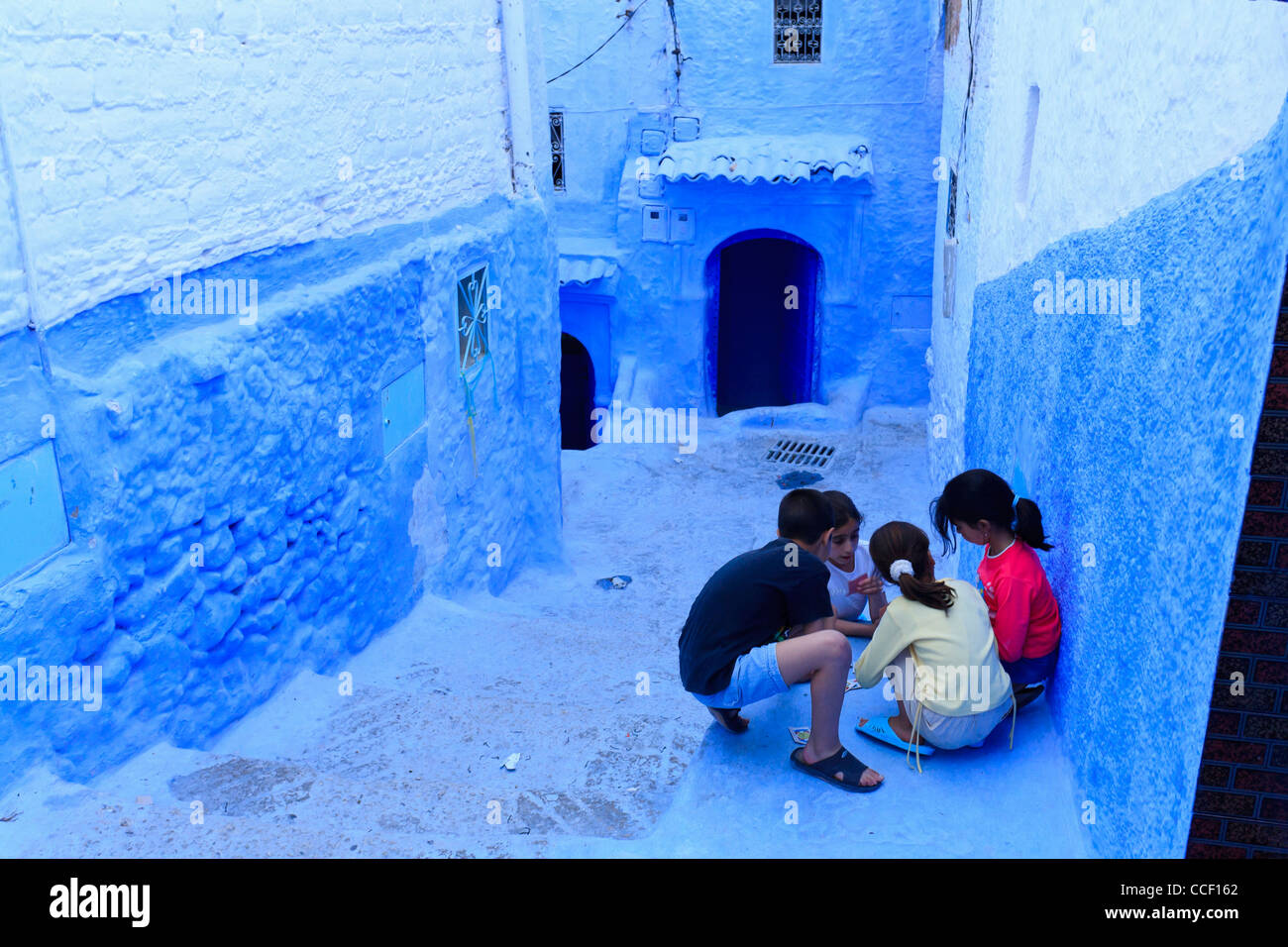 Morocco, Rif Mountains, Chefchaouen, Medina Stock Photo - Alamy