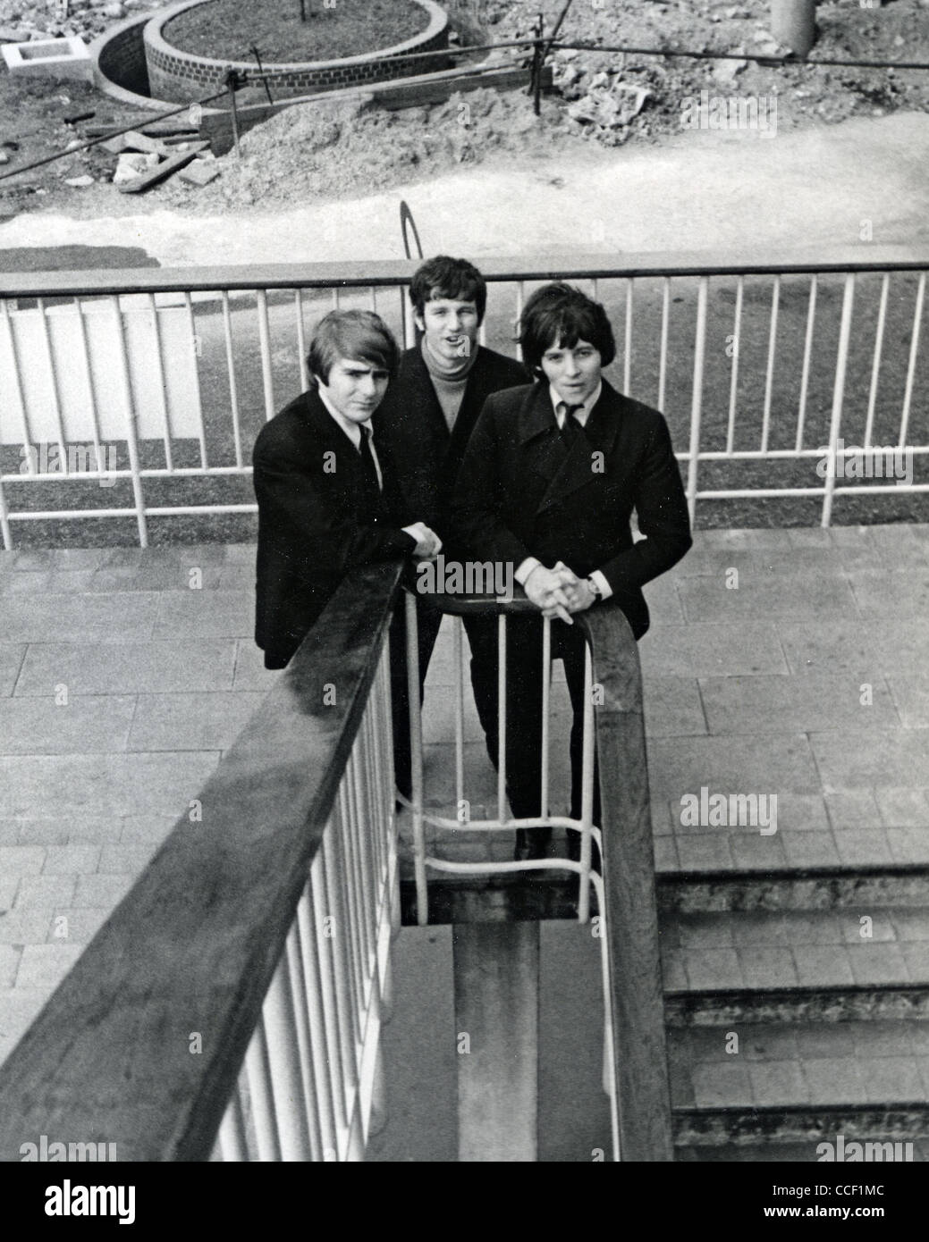 MINDBENDERS UK pop group in 1966 from left: Bob Lang, Rick Rothwell ...