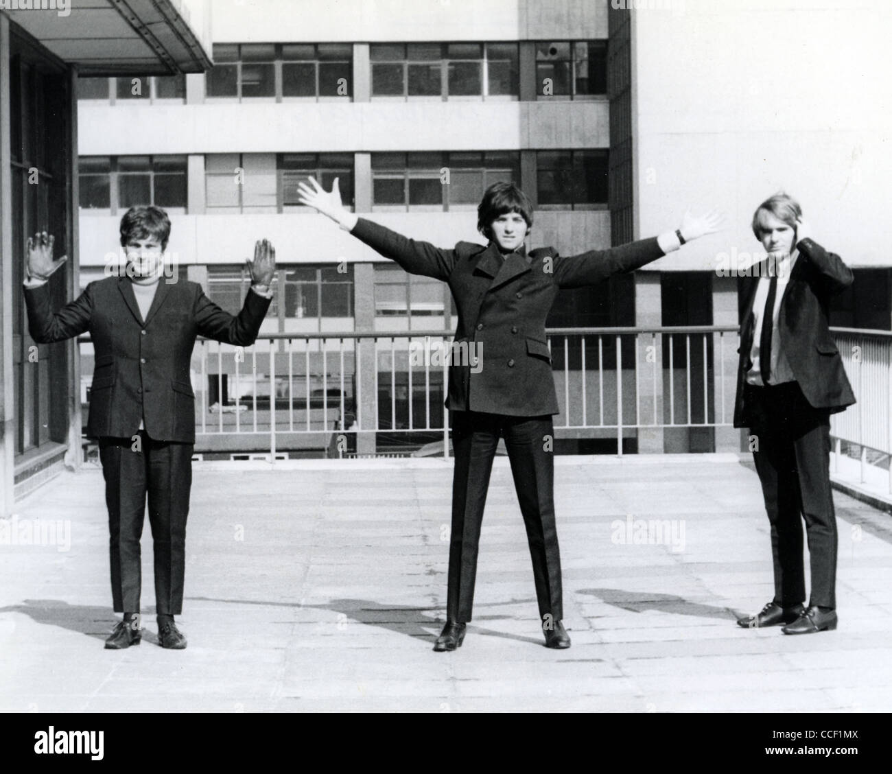 MINDBENDERS UK pop group in 1966 from left: Rick Rothwell, Eric Stewart ...