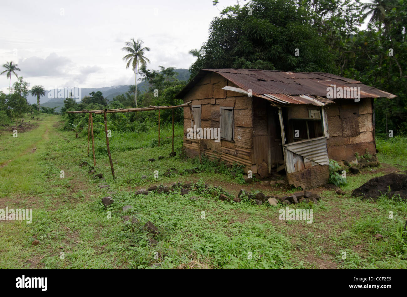 Village of Bathurst, Western Area Peninsular, Sierra Leone Stock Photo ...