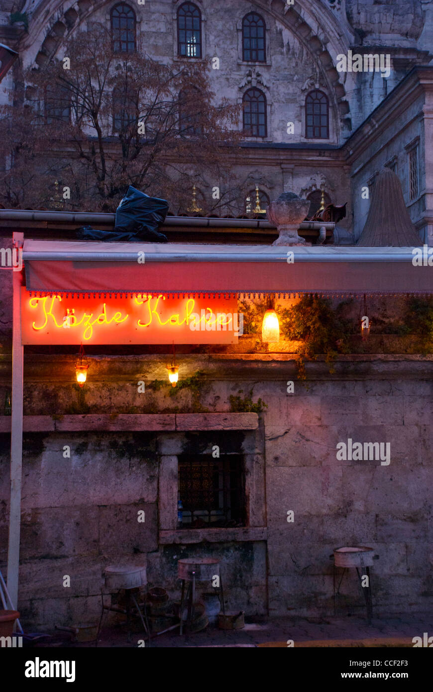 Night street scene in Istanbul, Turkey, Nov 2011 Stock Photo - Alamy