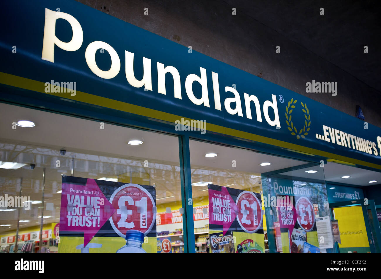 A Poundland store Stock Photo - Alamy