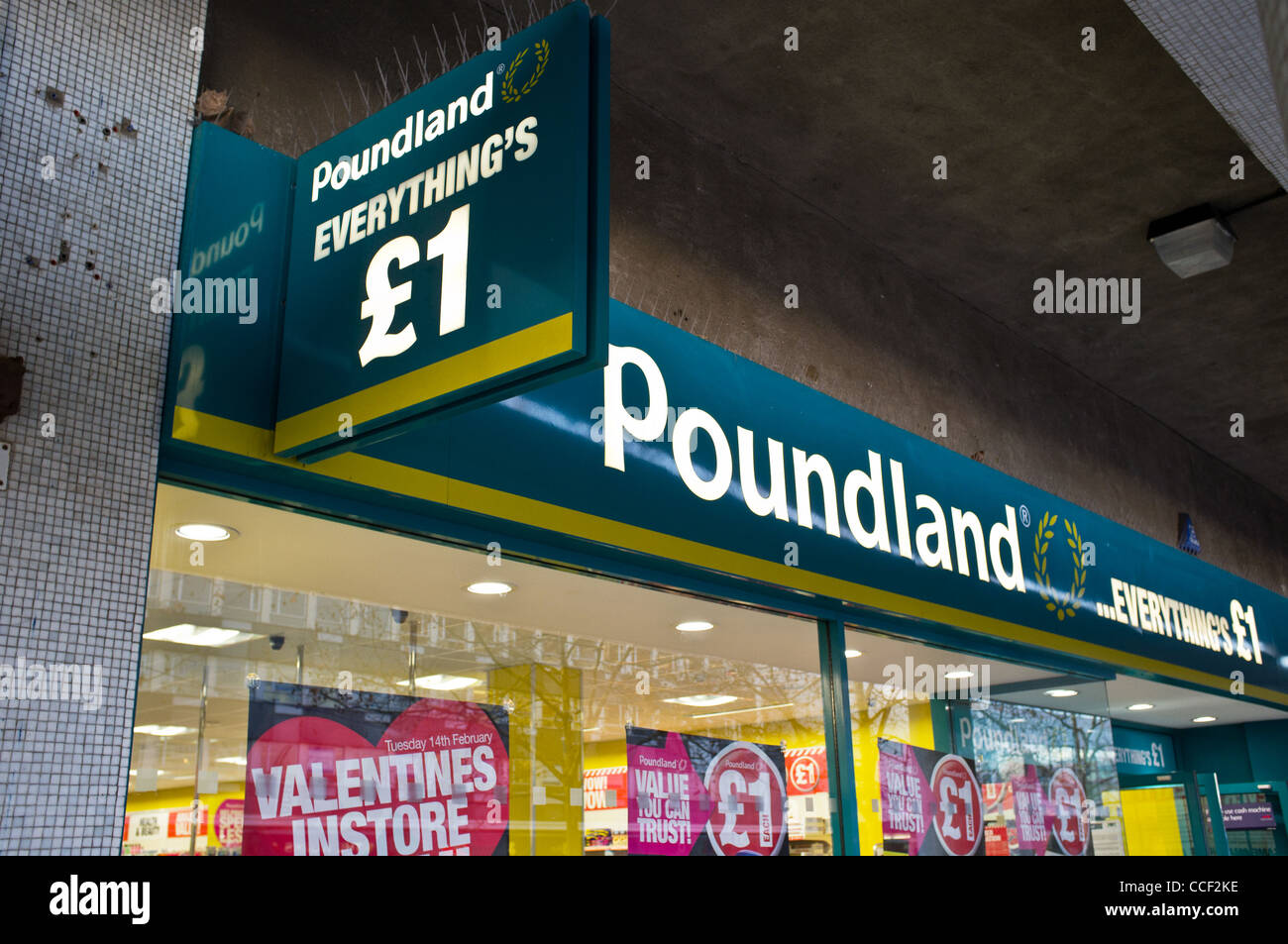 A Poundland store Stock Photo - Alamy