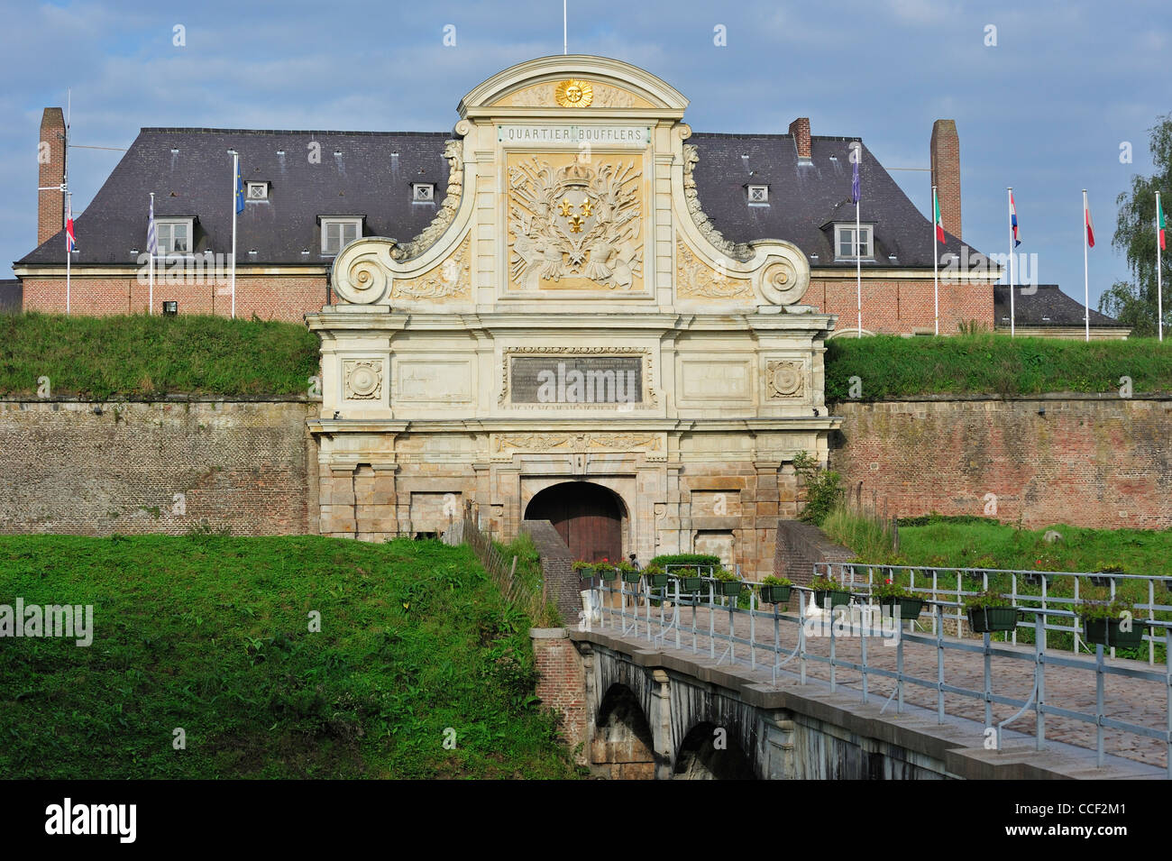 Entrance gate to the Vauban Citadel in Lille, France Stock Photo - Alamy