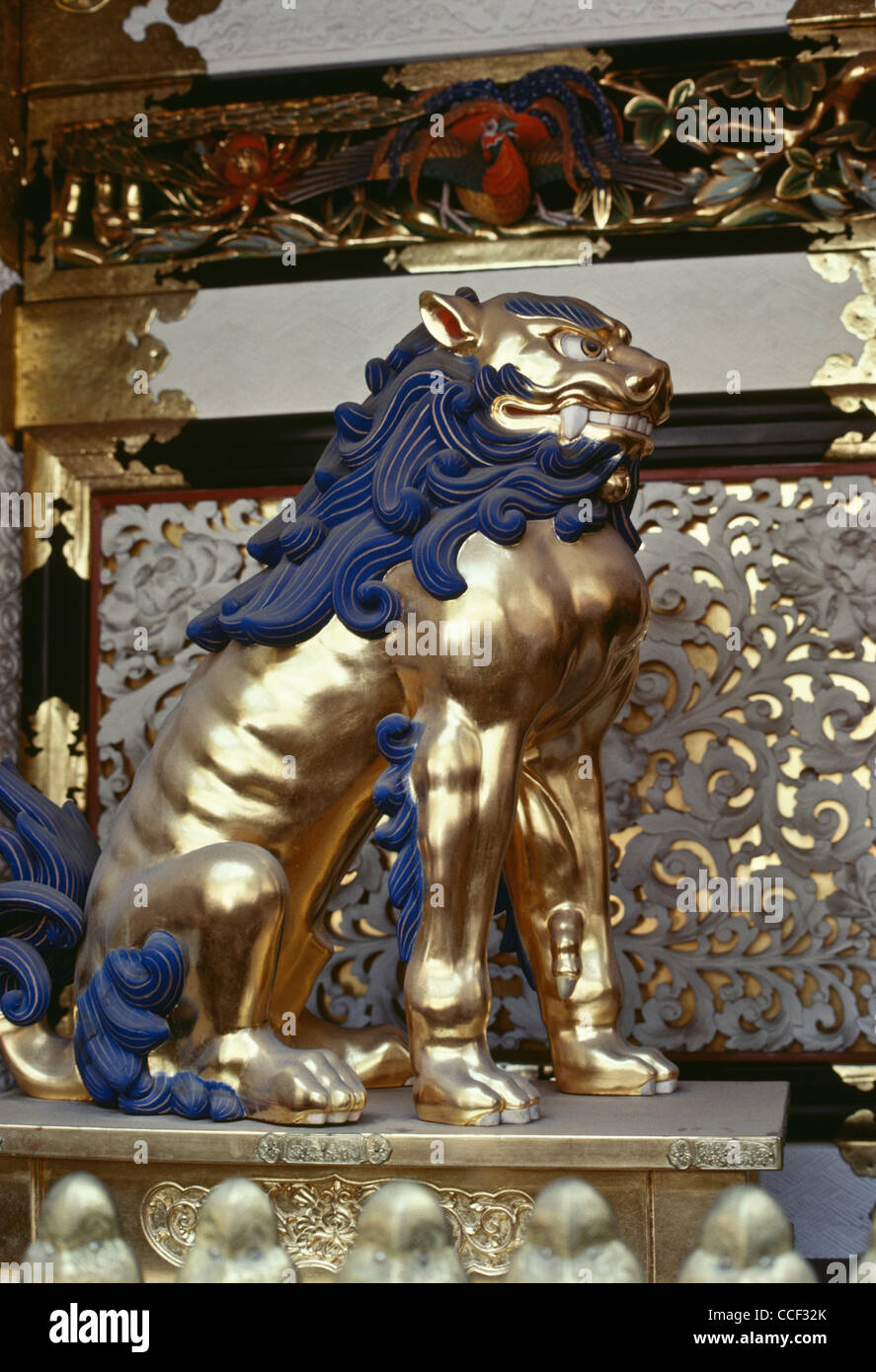 Shishi Lion, Shrine Guardian Statue Stock Photo - Alamy