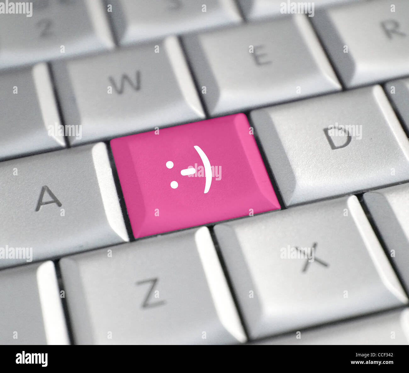 Computer keyboard smiley face hi-res stock photography and images - Alamy