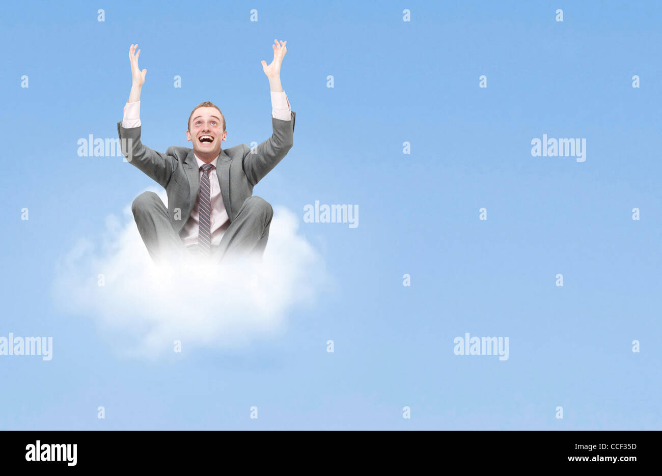 Hired excited hi-res stock photography and images - Alamy