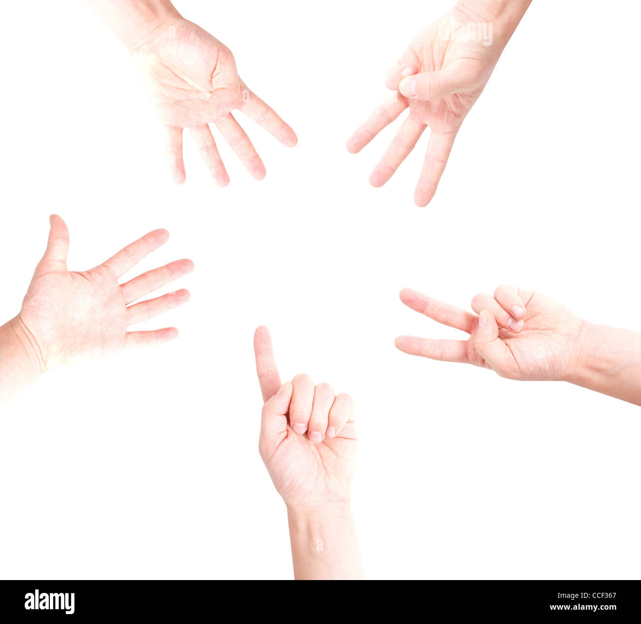 Thumb index finger together hi-res stock photography and images - Alamy