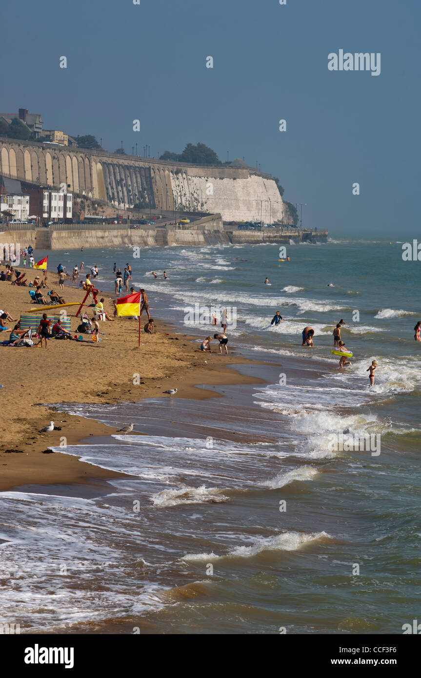 Main Sands beach Ramsgate. Isle of Thanet. Kent. England. UK Stock ...