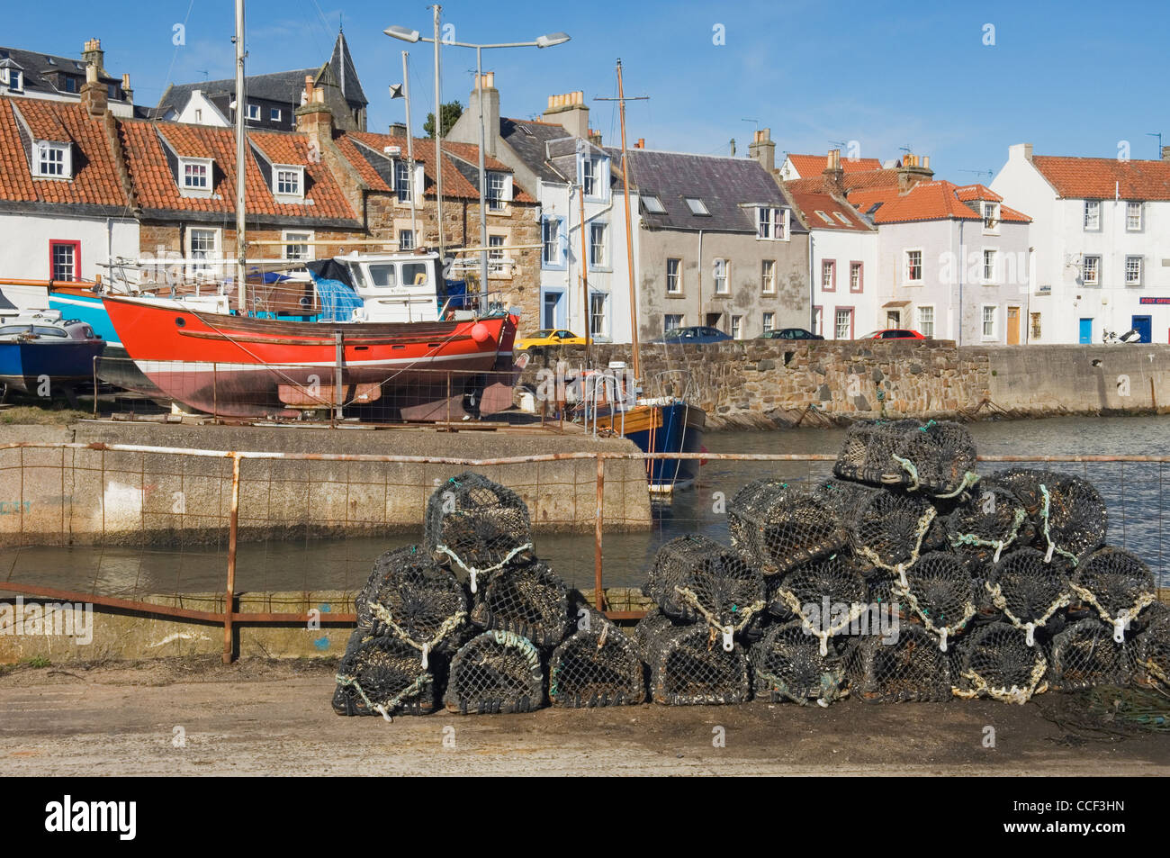 St. Monans harbour, Fife Stock Photo - Alamy
