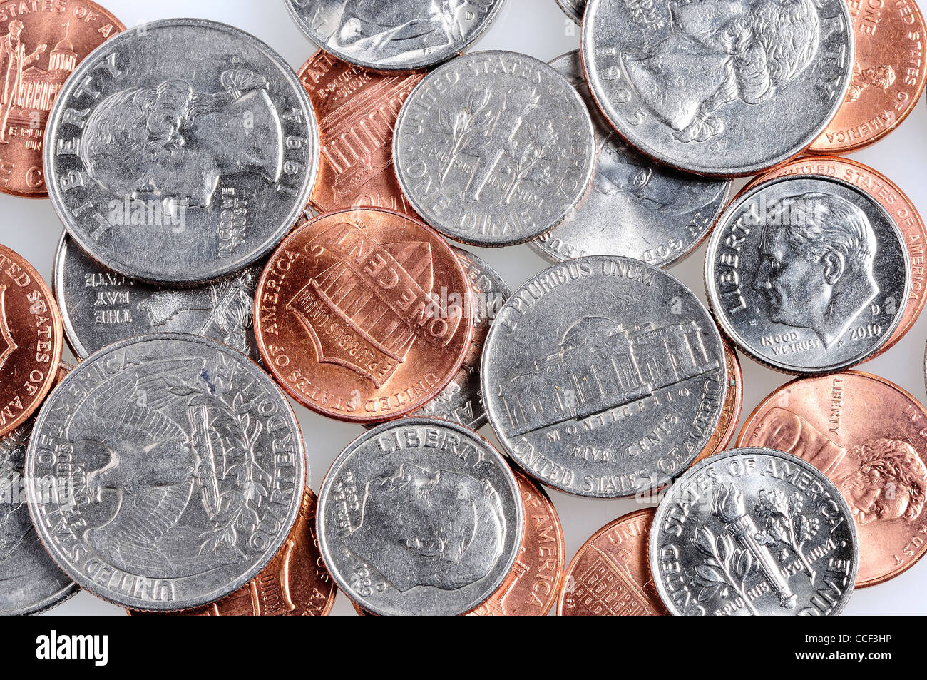 United States Coin Currency including quarters,dimes,nickels, and ...