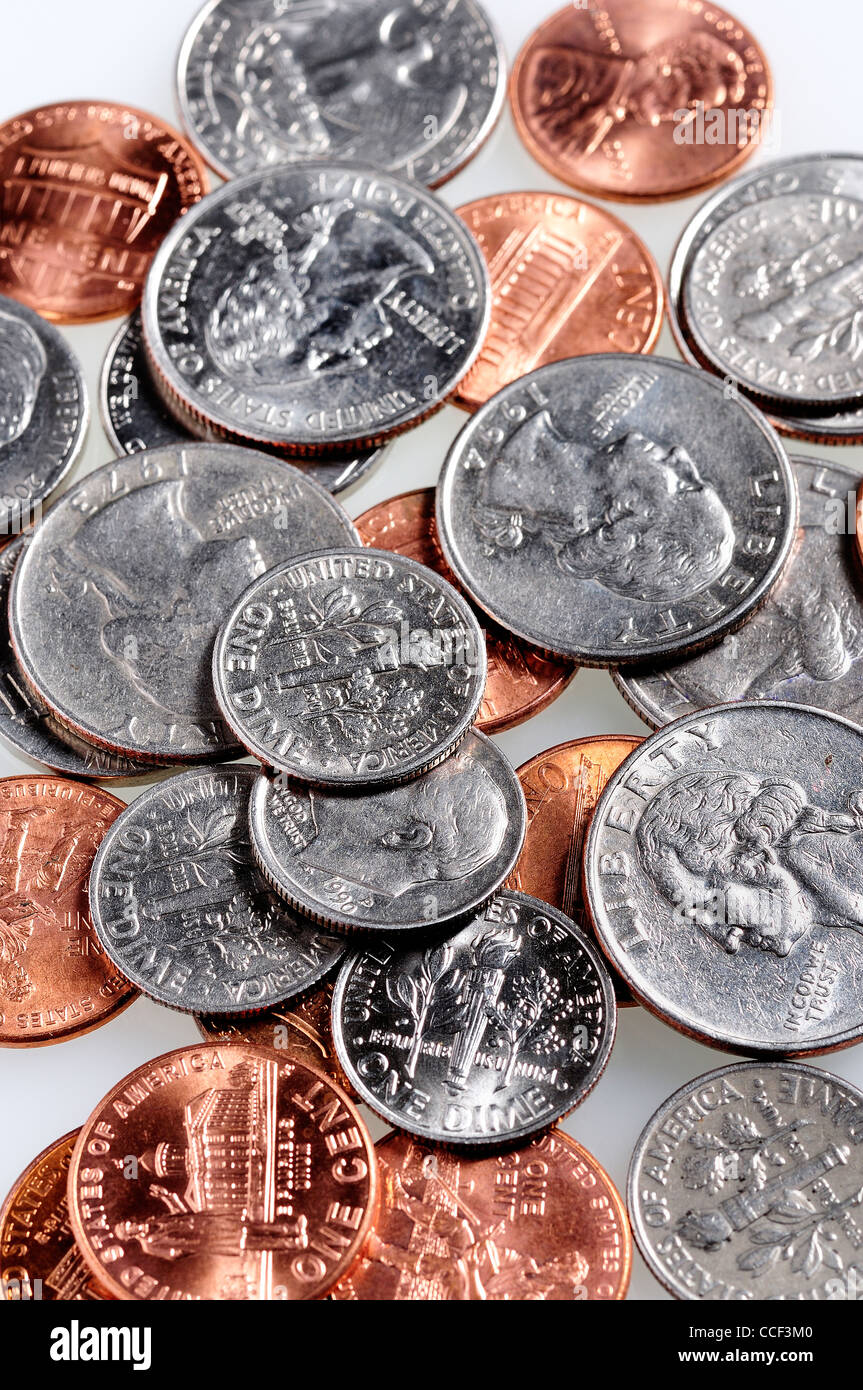 United States Coin Currency including quarters,dimes,nickels, and ...