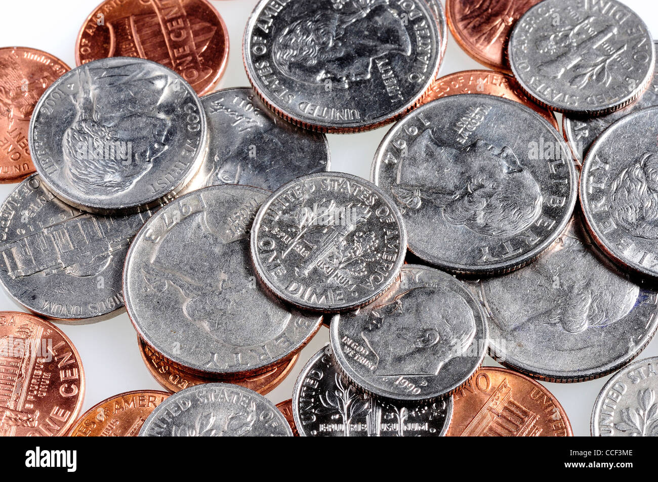 United States Coin Currency including quarters,dimes,nickels, and ...