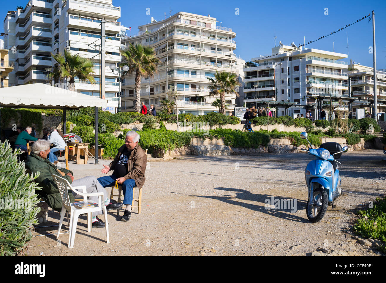 Promenade in Paleo Faliro, Athens, Greece, Europe Stock Photo - Alamy