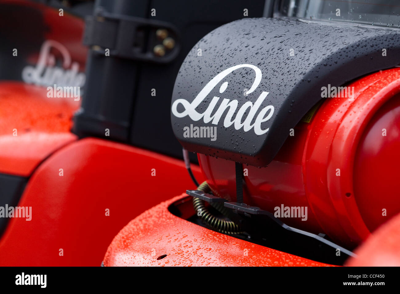 Linde headquarters of fork lift production in Aschaffenburg, Germany ...