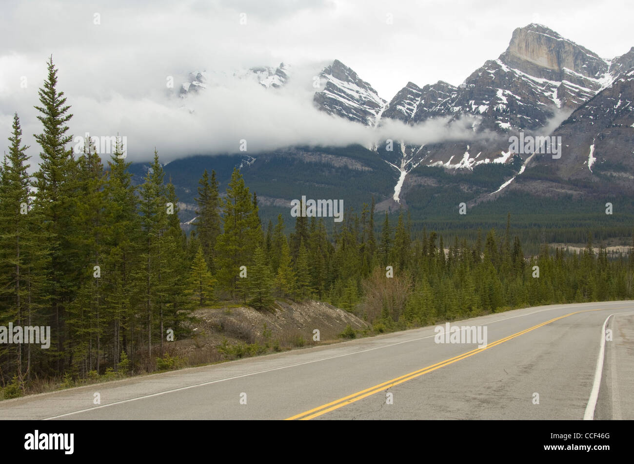 Icefield Parkway Highway, Alberta, Canada Stock Photo - Alamy