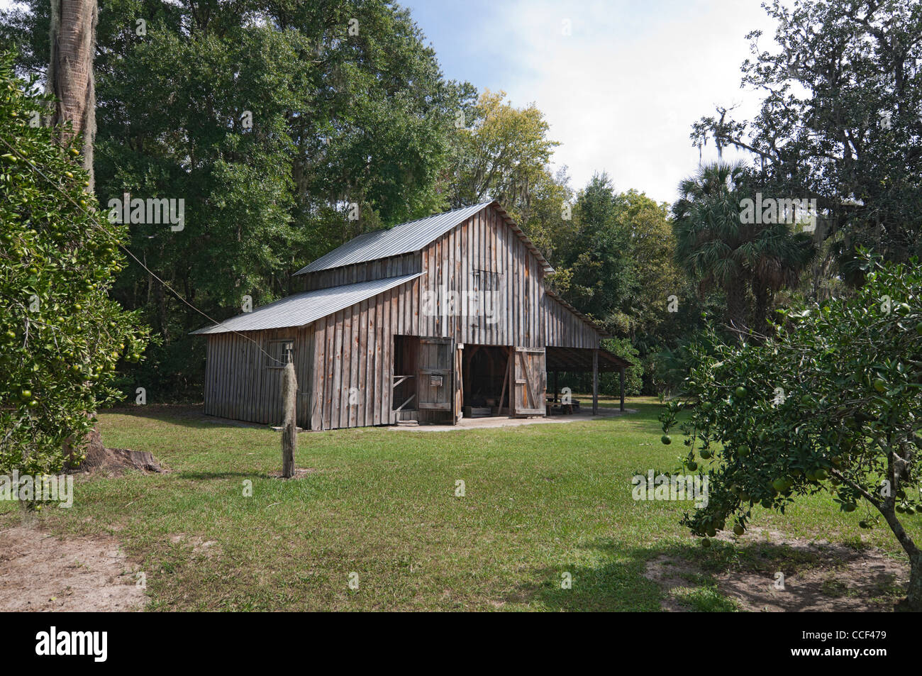 Marjorie Kinnan Rawlings Historic State Park, Cross Creek, Florida. The ...