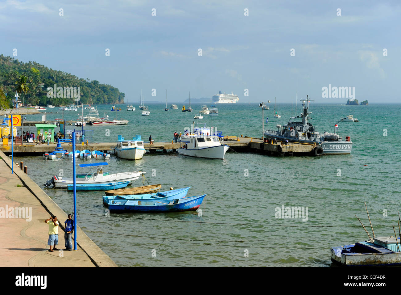 Pleasure Boats Samana Dominican Republic Hispaniola Southern Caribbean ...