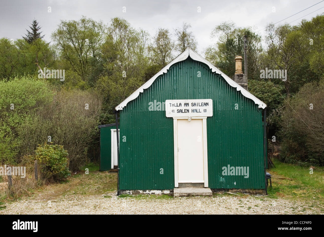 Salen Hall, in the village of Salen, Ardnamurchan, Scotland Stock Photo ...